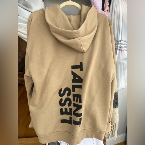 TALENTLESS | Tops | Vintage Talentless Hoodie Beige Sand | Poshmark